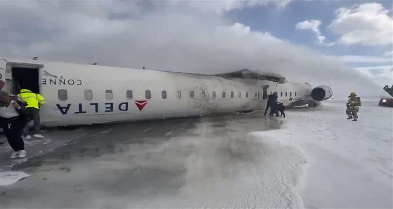 Delta Flight Incident at Toronto Airport: 80 Evacuated, 8 Injured